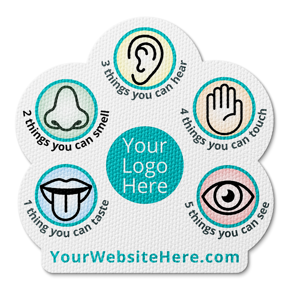 Tactile Five Senses Sticker - Custom Logo 3"