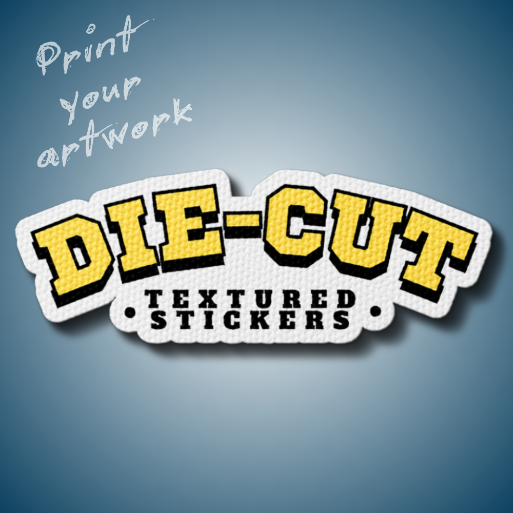 Print Your Design - Die-Cut Sensory Textured Stickers