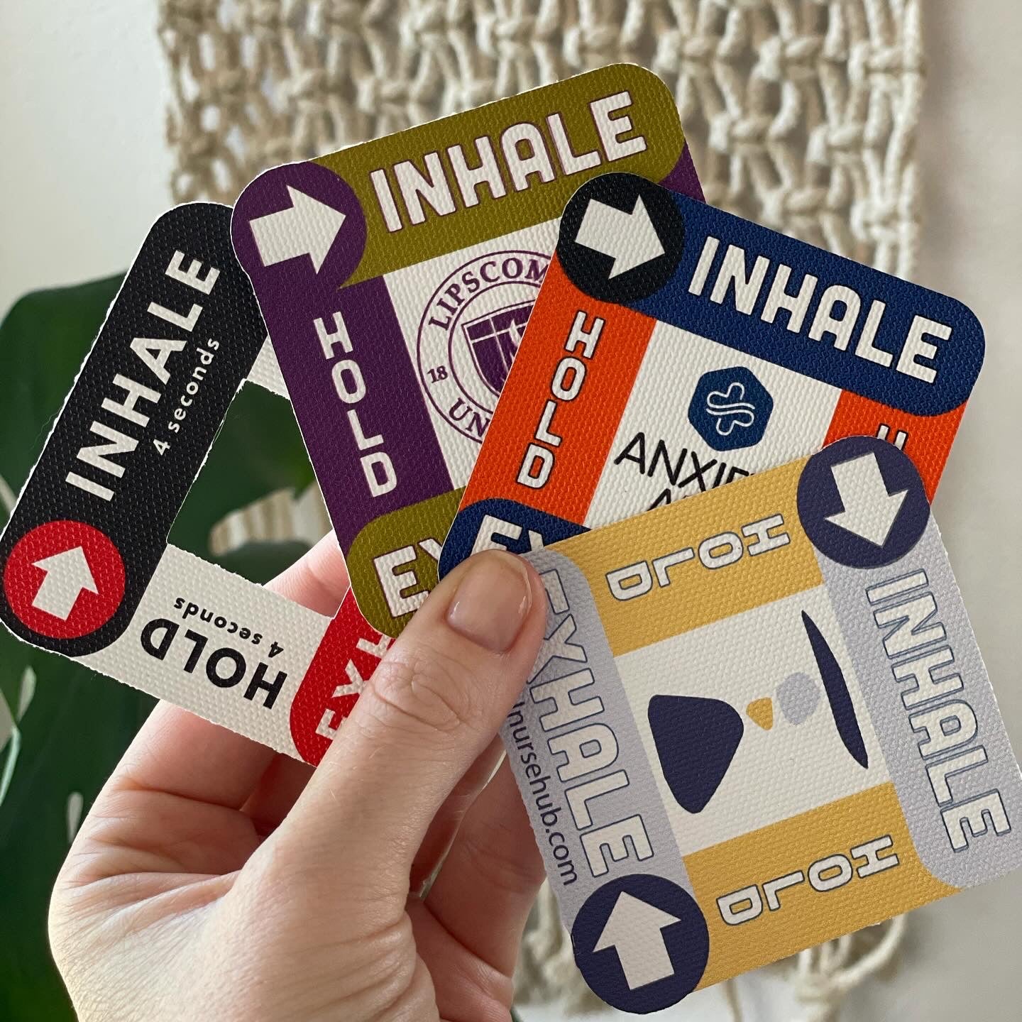 Custom Textured Stickers for Sensory and Anxiety Calm Strips