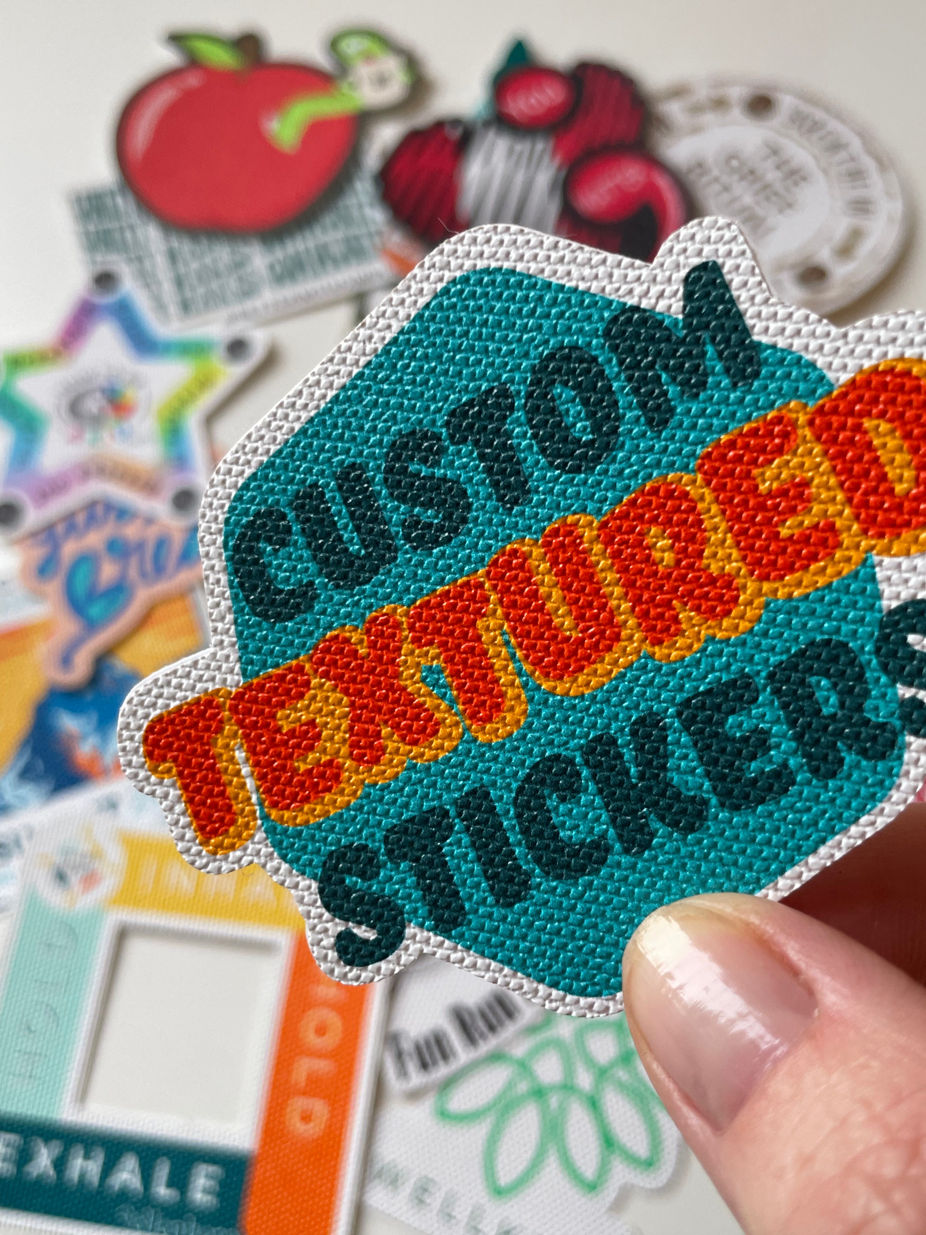 Print Your Design - Die-Cut Sensory Textured Stickers