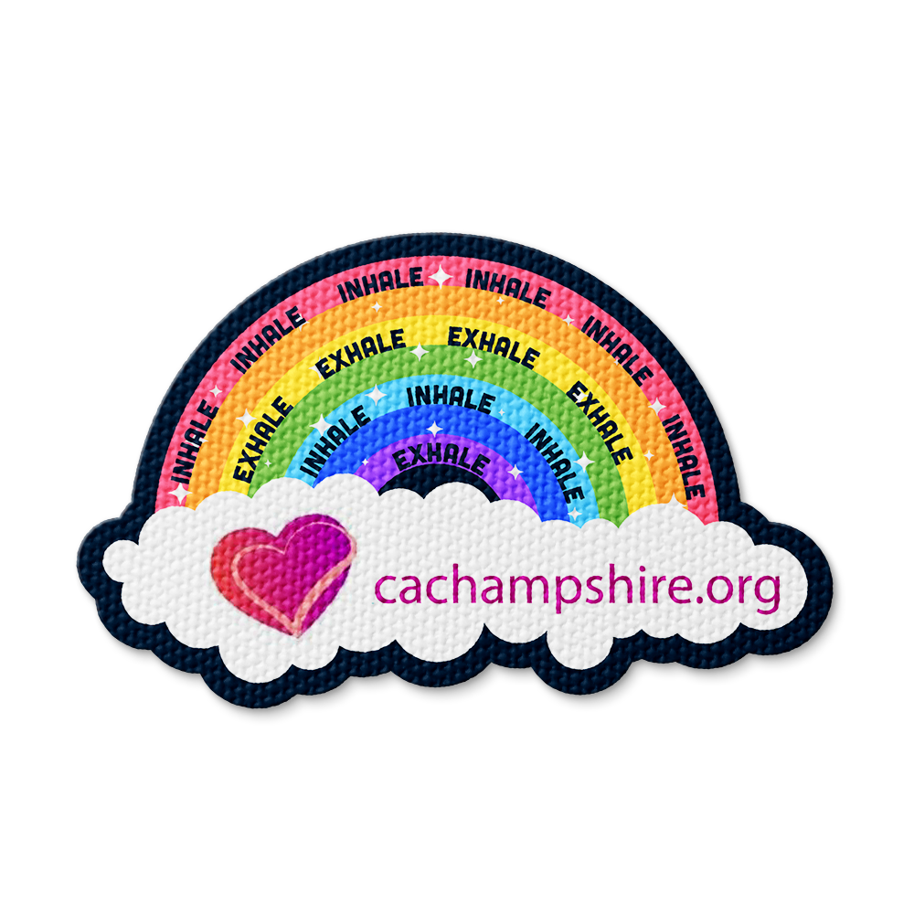 Sensory Rainbow Breathing Sticker - Custom Logo 3" [sticker builder ...